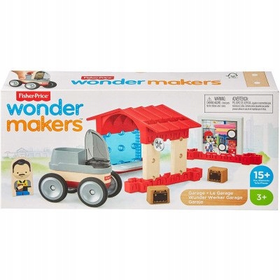 Drevená dráha Fisher-Price Wonder Makers garáž - Allegro