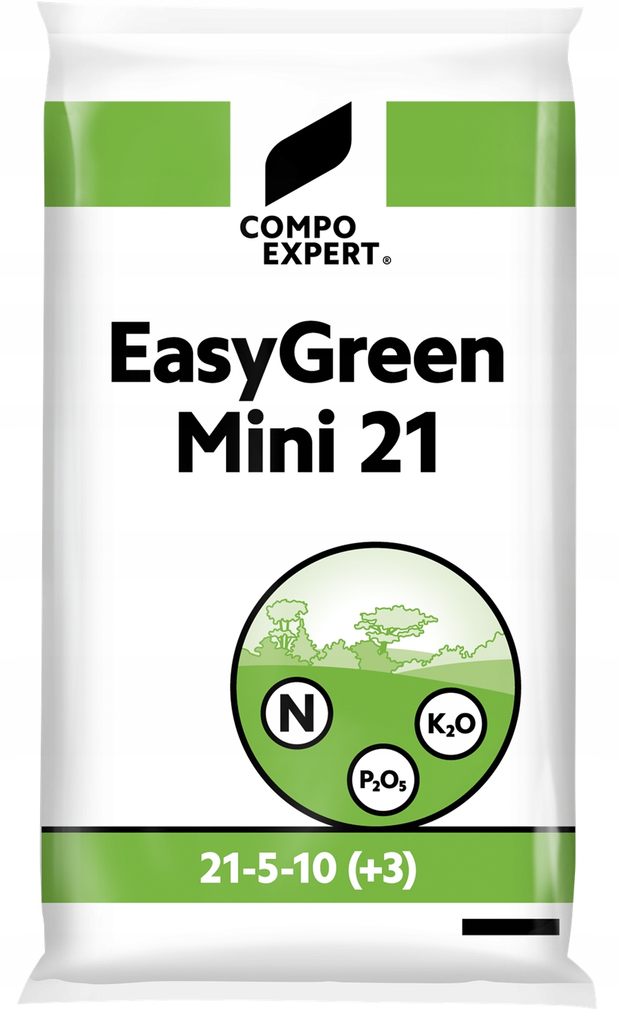 Compo Expert Easygreen mini 21-5-10 25kg Nawóz do Trawy Profesjonalny ...