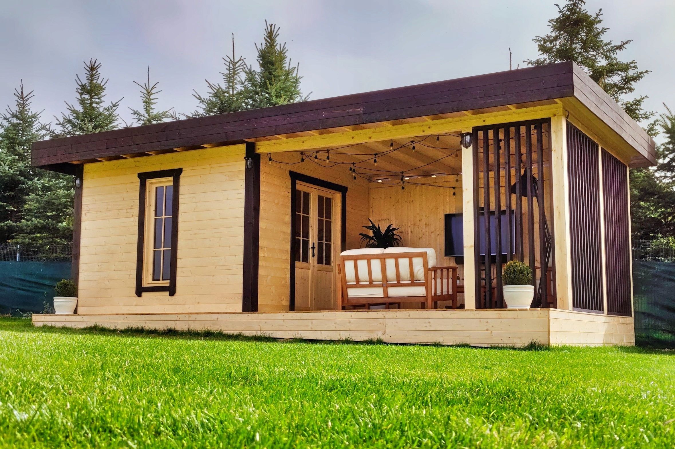 Wiata Wypoczynkowa 8x3,5m Altana Domek Altany Ogrodowe Producent Drewna ...