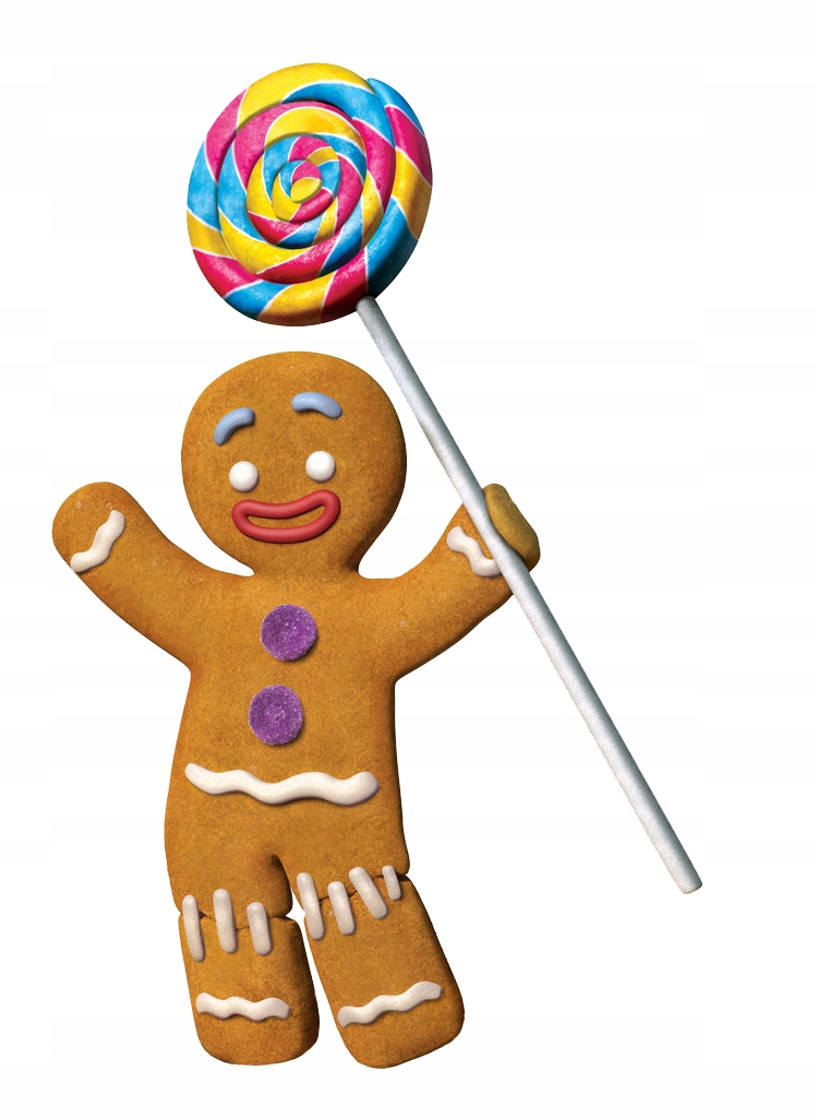 Naprasowanka Aplikacja Termo Naklejka Bajka Shrek Pan Piernik ...