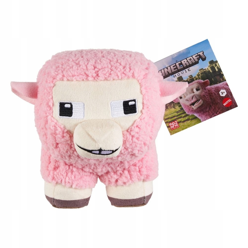 Rożowa Owca Pink Sheep Film Minecraft Movie Pluszak Maskotka 20cm ...