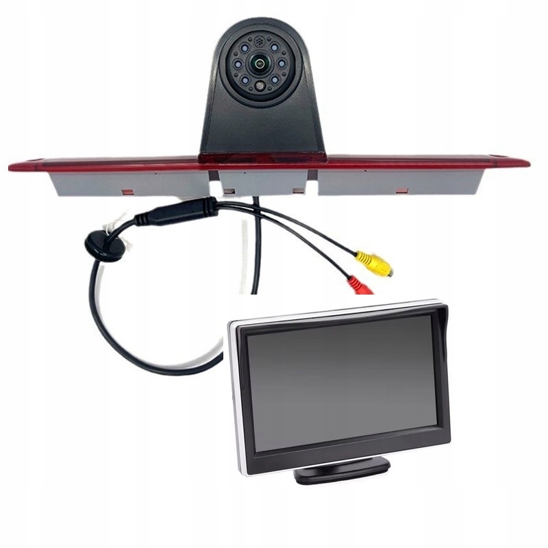 Kamera cofania do SPRINTER CRAFTER chip SONY Monitor 5'' kompletny ...