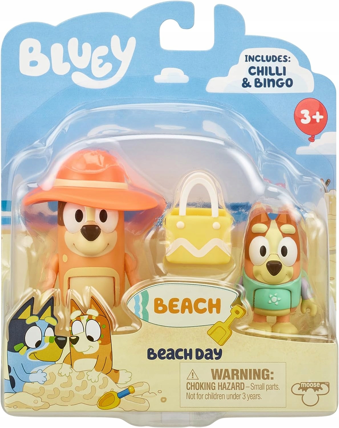 Zestaw figurek Moose Toys Bluey Beach Day 2 szt. • Cena, Opinie - Allegro