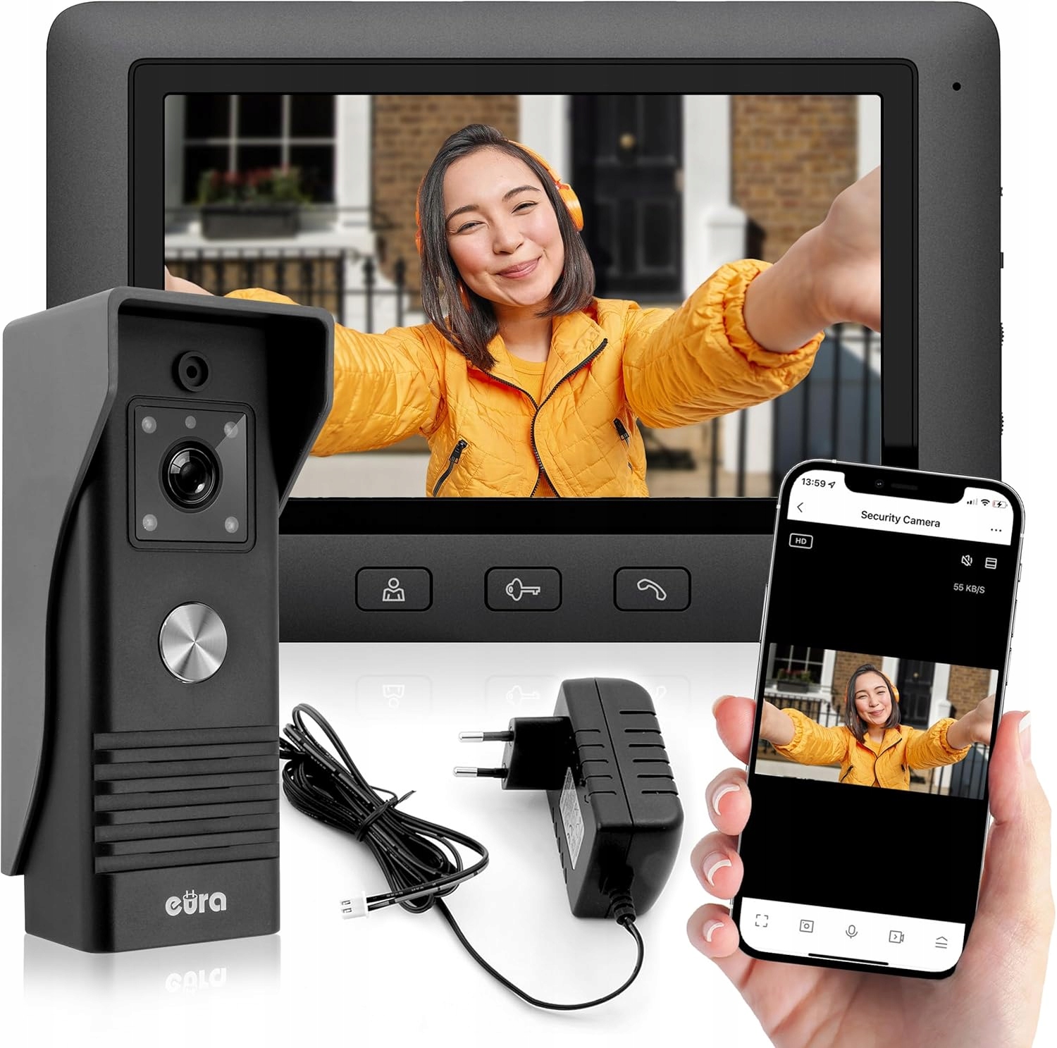 Eura-Tech WIDEODOMOFON VDP-45A3-TY ALPHA+ 7 WiFi (5905548279930) • Cena ...