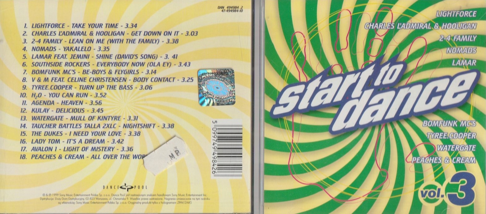 Płyta CD Start To Dance Vol. 3_______________ 12681077973 - Sklepy ...