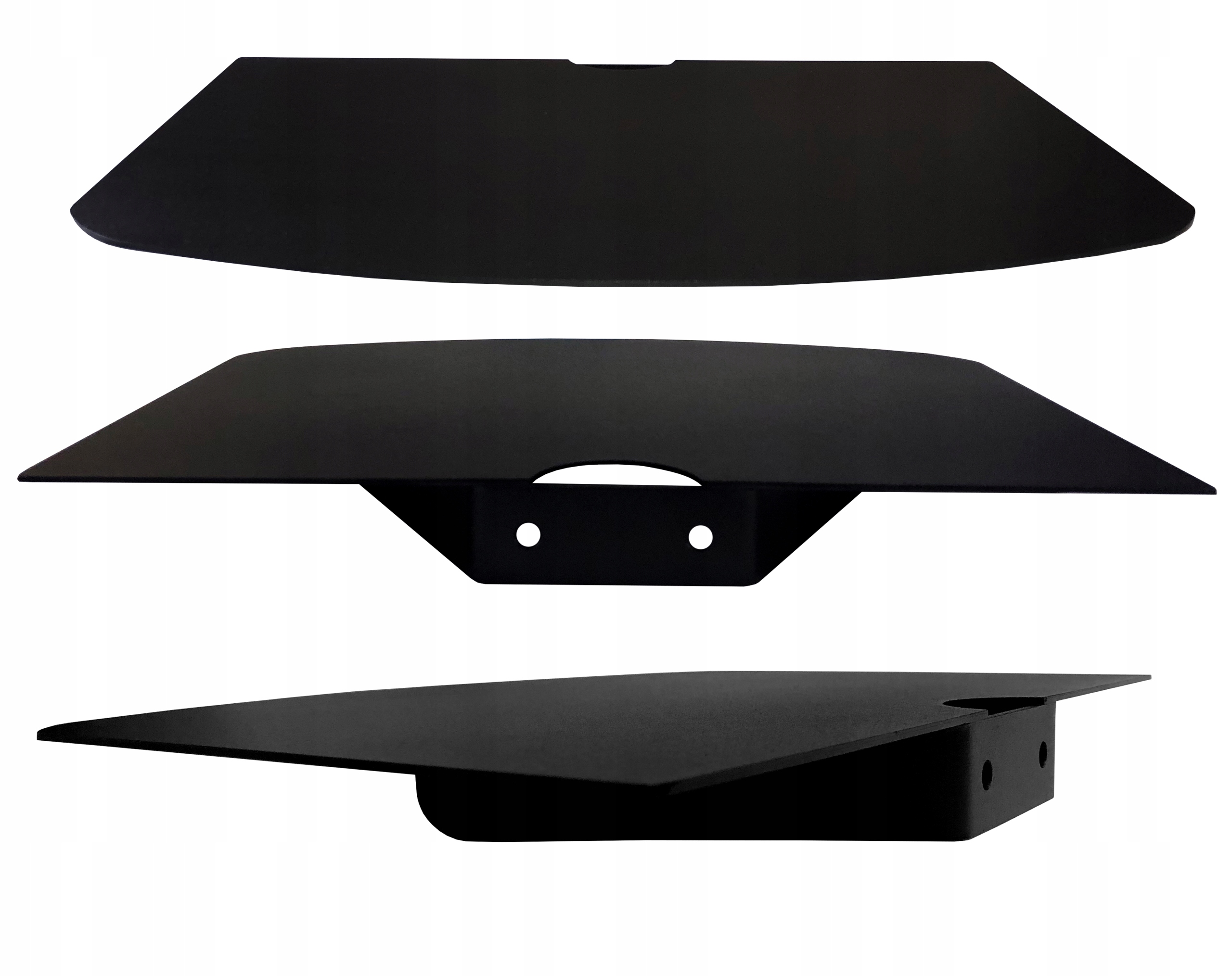 PÓŁKA RTV POD DEKODER TUNER KONSOLĘ UCHWYT METALOWY POD ROUTER SOLIDNA ...