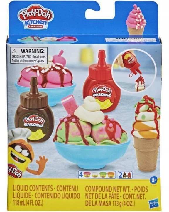 PLAY DOH CIASTOLINA ZESTAW DO ROBIENIA LODÓW LODY (5010993774654 ... PLAY DOH CIASTOLINA ZESTAW DO ROBIENIA LODÓW LODY (5010993774654 ...