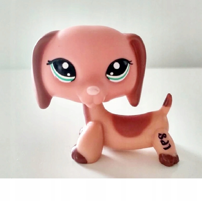 LPS Littlest Pet Shop Pies jamnik różowy 12766631720 - Allegro.pl