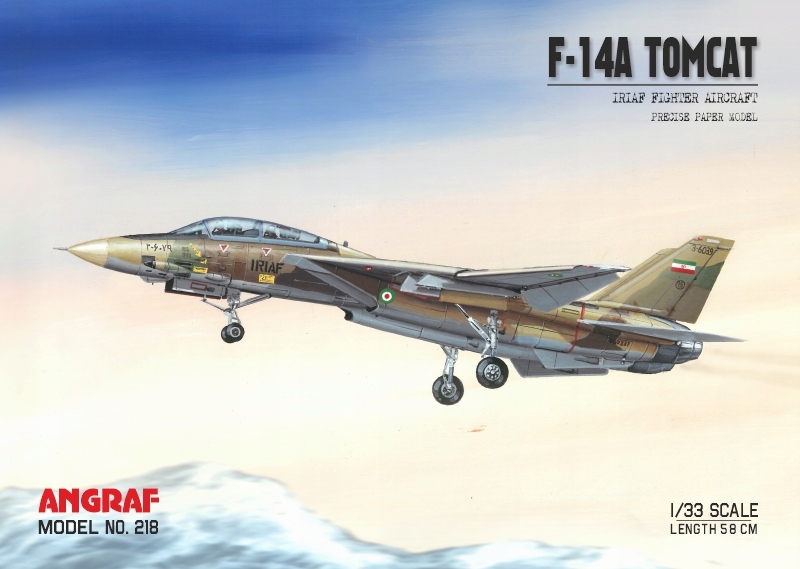 F-14A Tomcat IRIAF, Angraf Model, 1:33 • Cena, Opinie • Modele ...