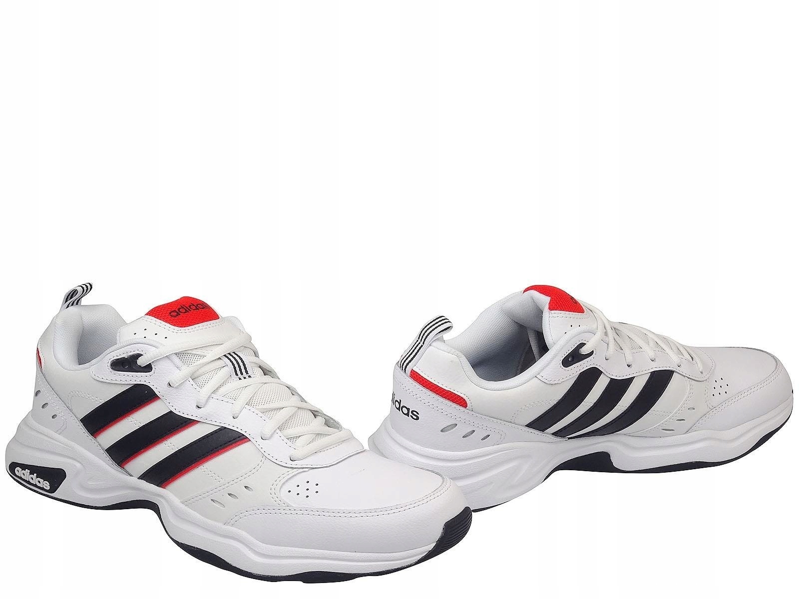 ADIDAS STRUTTER EG2655 BUTY SPORTOWE SKÓRZANE BIAŁE MĘSKIE ...