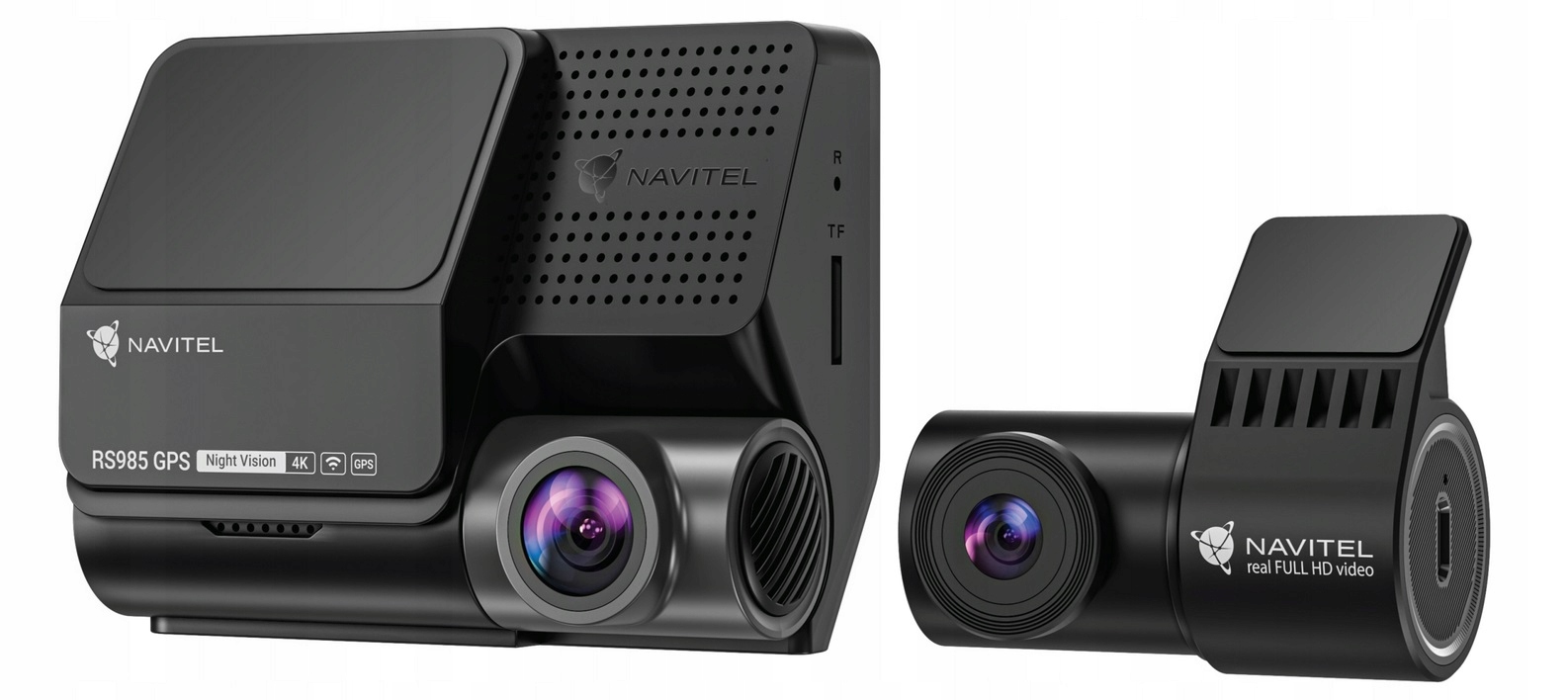 Wideorejestrator Navitel RS985 4K UHD 160° GPS Wi-Fi z kamerą tylną ...