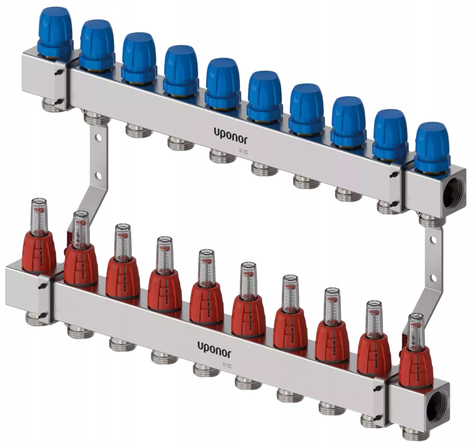 UPONOR VARIO C ROZDZIELACZ OGRZEWAN PODŁOGOWEGO 10 (1135375) • Cena, Opinie • Rozdzielacze ...