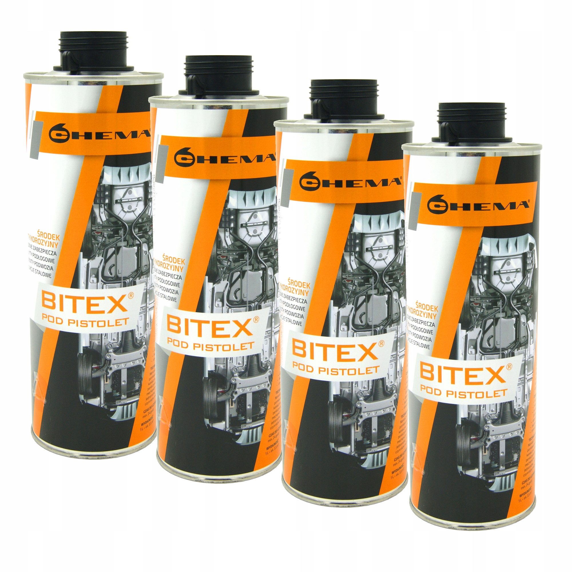 BITEX DO KONSERWACJI PODWOZIA NA PISTOLET x4 5903682000779 za 135.80PLN ...