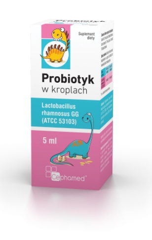 Cephamed Probiotyk w kroplach 5 ml Lactobacillus rhamnosus GG (ATCC 53103) (5902276560699 ...
