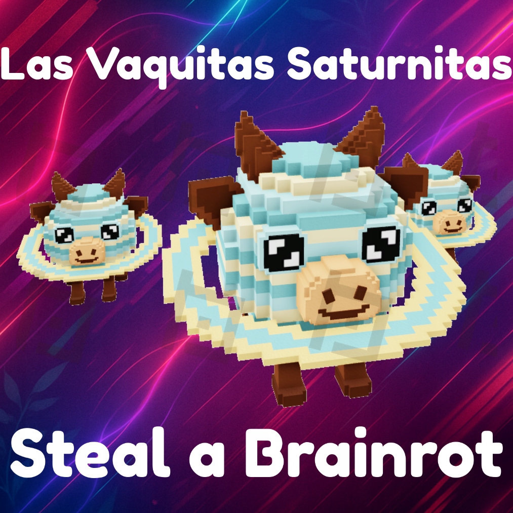 Las Vaquitas Saturnitas w Steal a Brainrot |Brainrot gra |Roblox ...