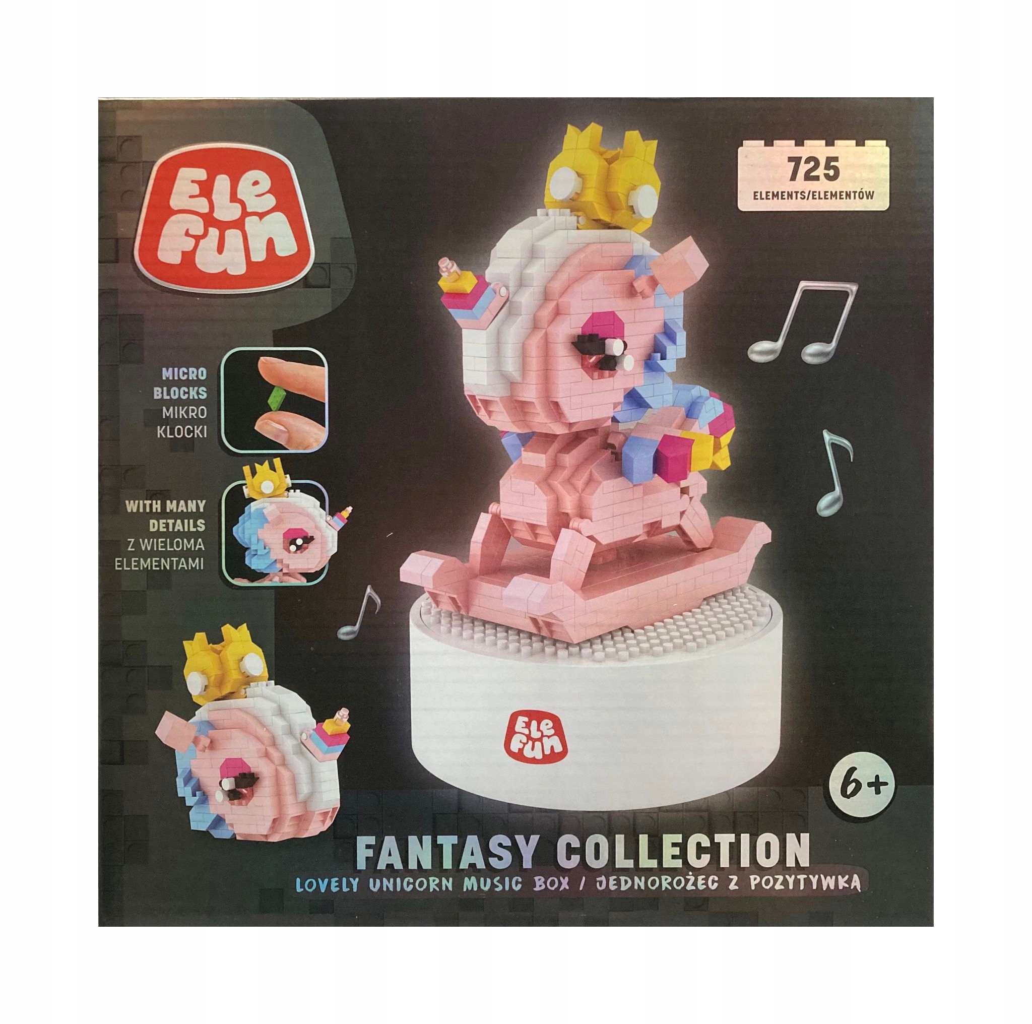 17812z Klocki elefun fantasy collection jednorożec z pozytywką ...