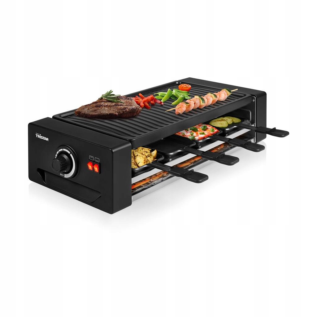 Raclette grill elektryczny Tristar RA-2736 czarny 1300 W - Sklep ...