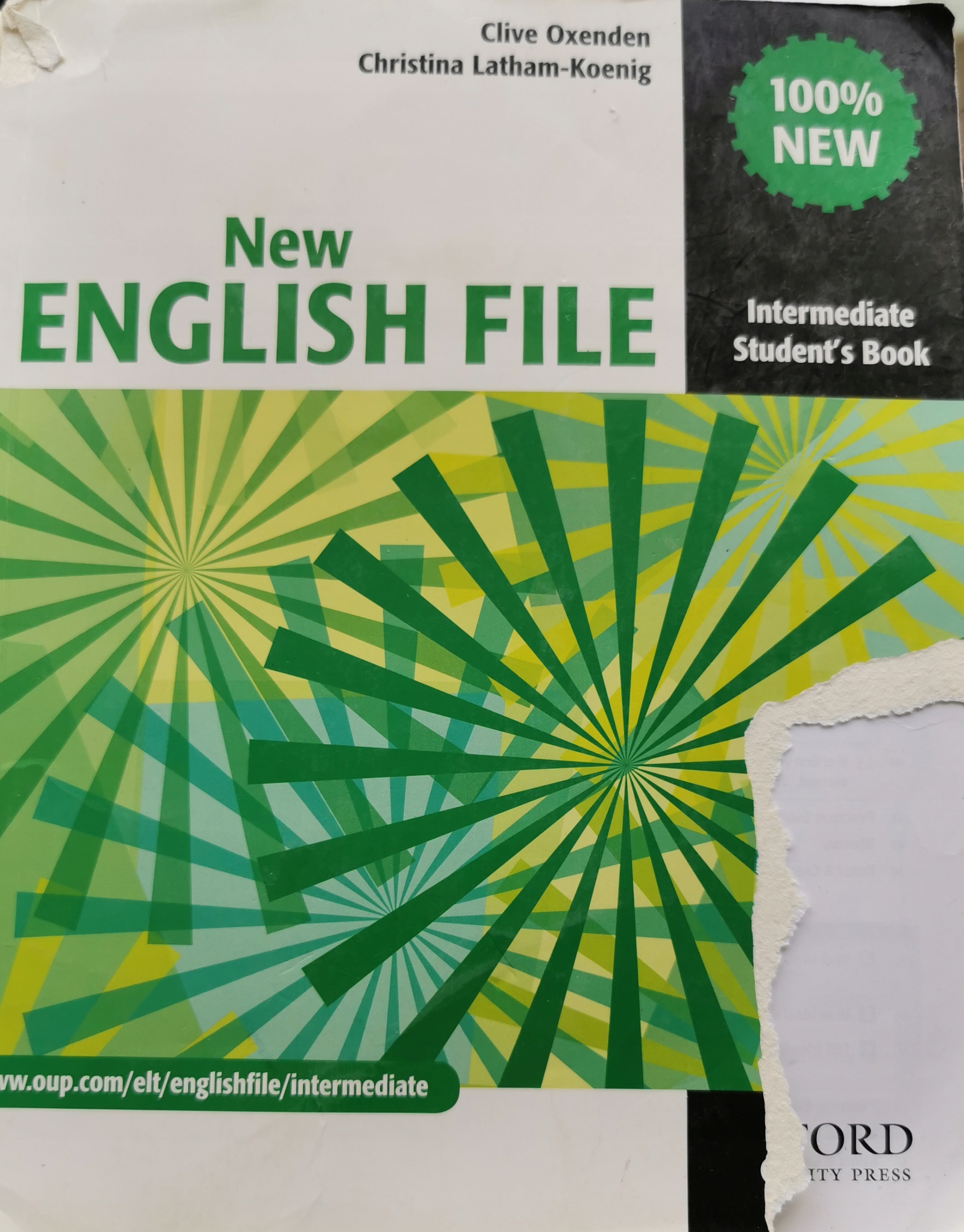 New English File Intermediate Student's Book Christina Latham-Koenig ...