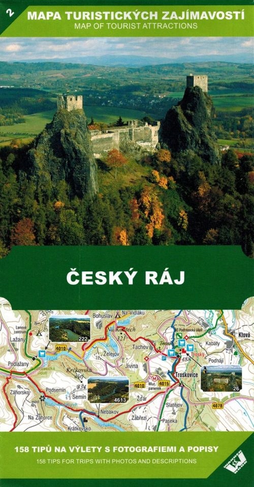 Cesky Raj / Czeski Raj 1:50 000. Mapa atrakcji turystycznych 2. Wander ...
