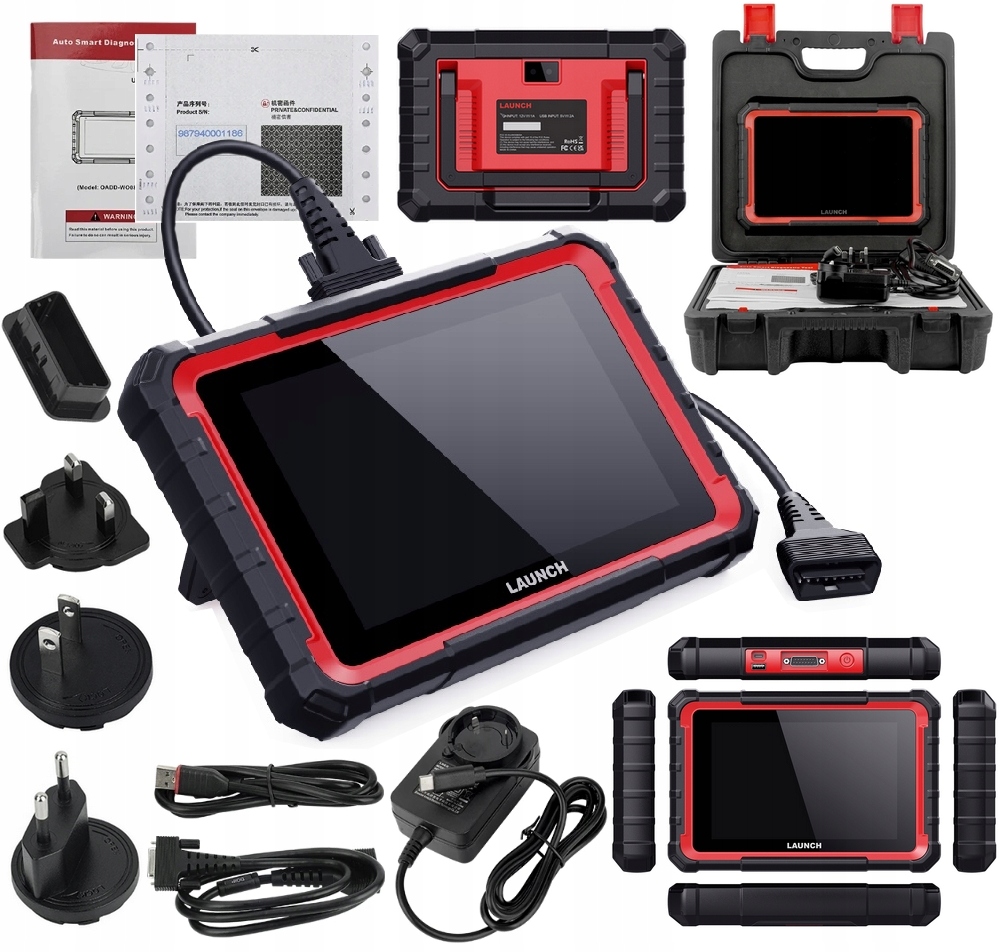 LAUNCH X431 Pro ELITE 2025 NOWY MODEL 2024 8 cali SKANER TESTER ...