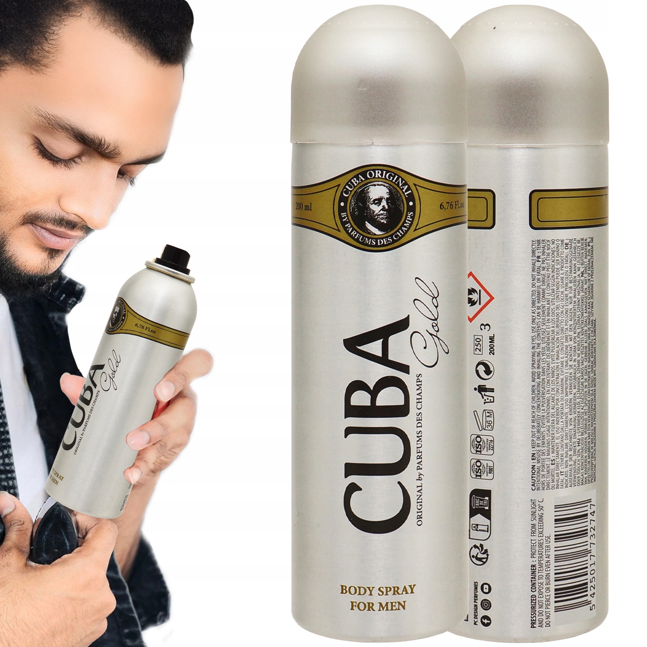 Cuba Gold 200 ml-es dezodor, (5425017732747) • Ár, Vélemények - Allegro