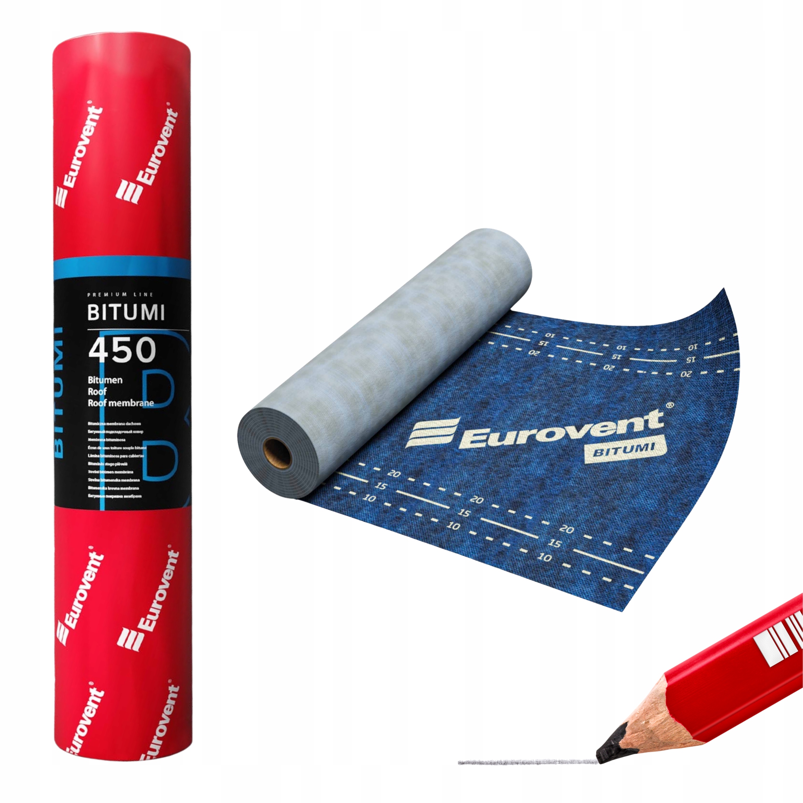 MEMBRANA DACHOWA BITUMICZNA POD GONT BITUMICZNY ŁUPEK EUROVENT BITUMI ...