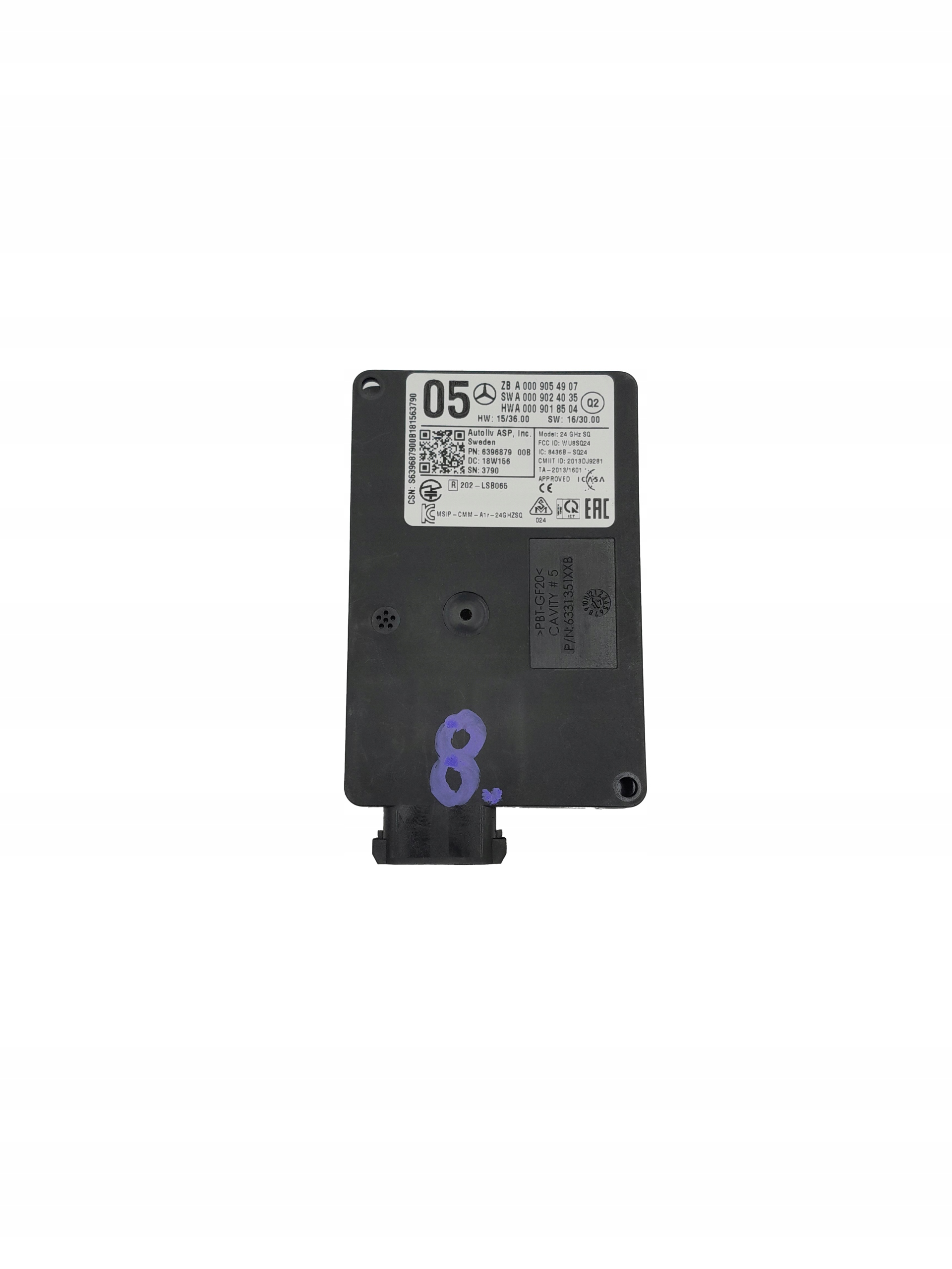 Radar sensor distronic Mercedes A0009054907 • Cena, Opinie - Allegro