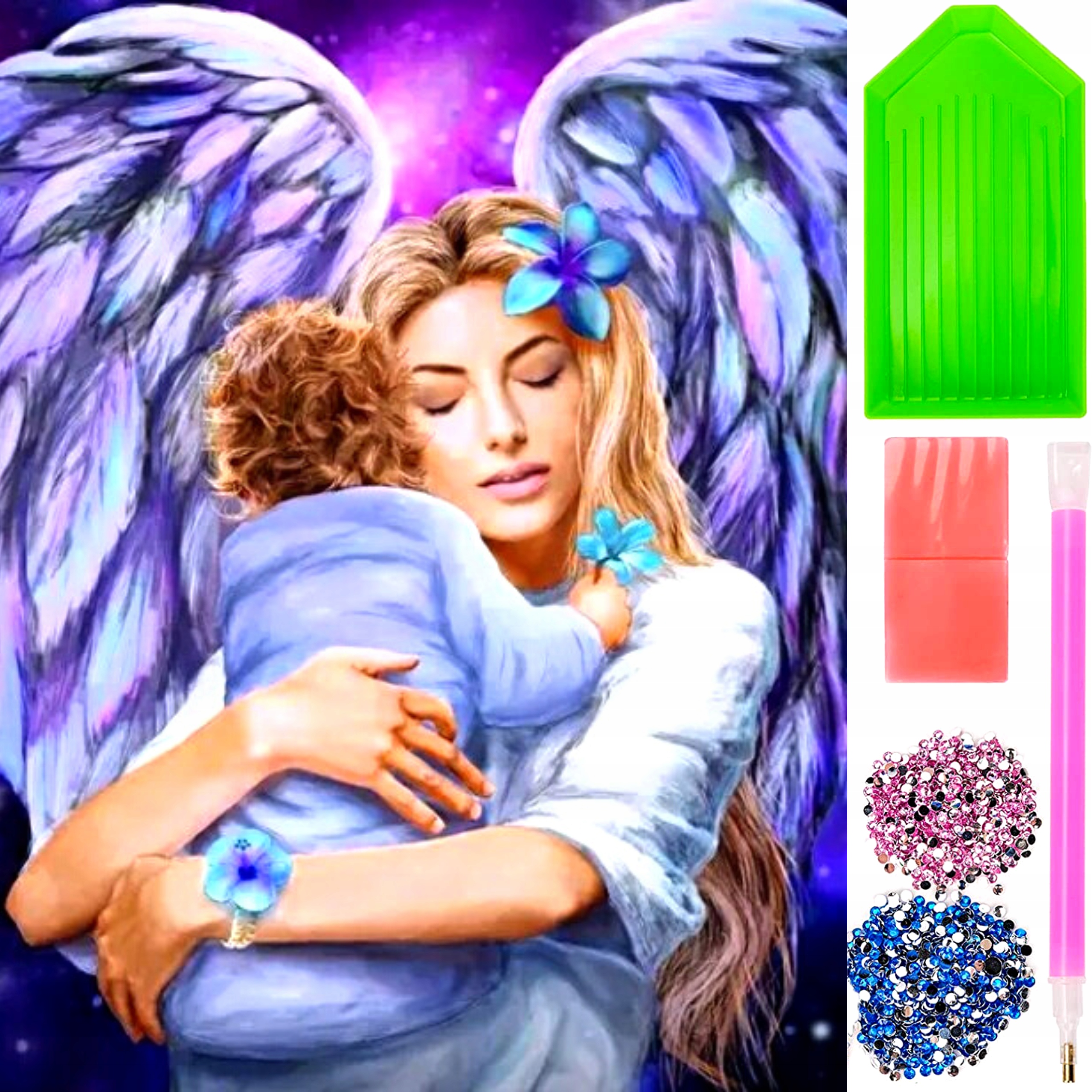 Mozaika Diamentowa Anioł Stroz - Niska cena na Allegro.pl