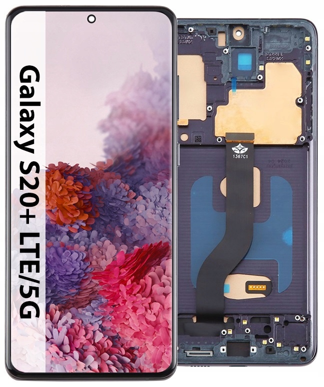 Wyświetlacz Do Samsung Galaxy S20 Plus LTE / 5G LCD Ekran Ramka InCell ...