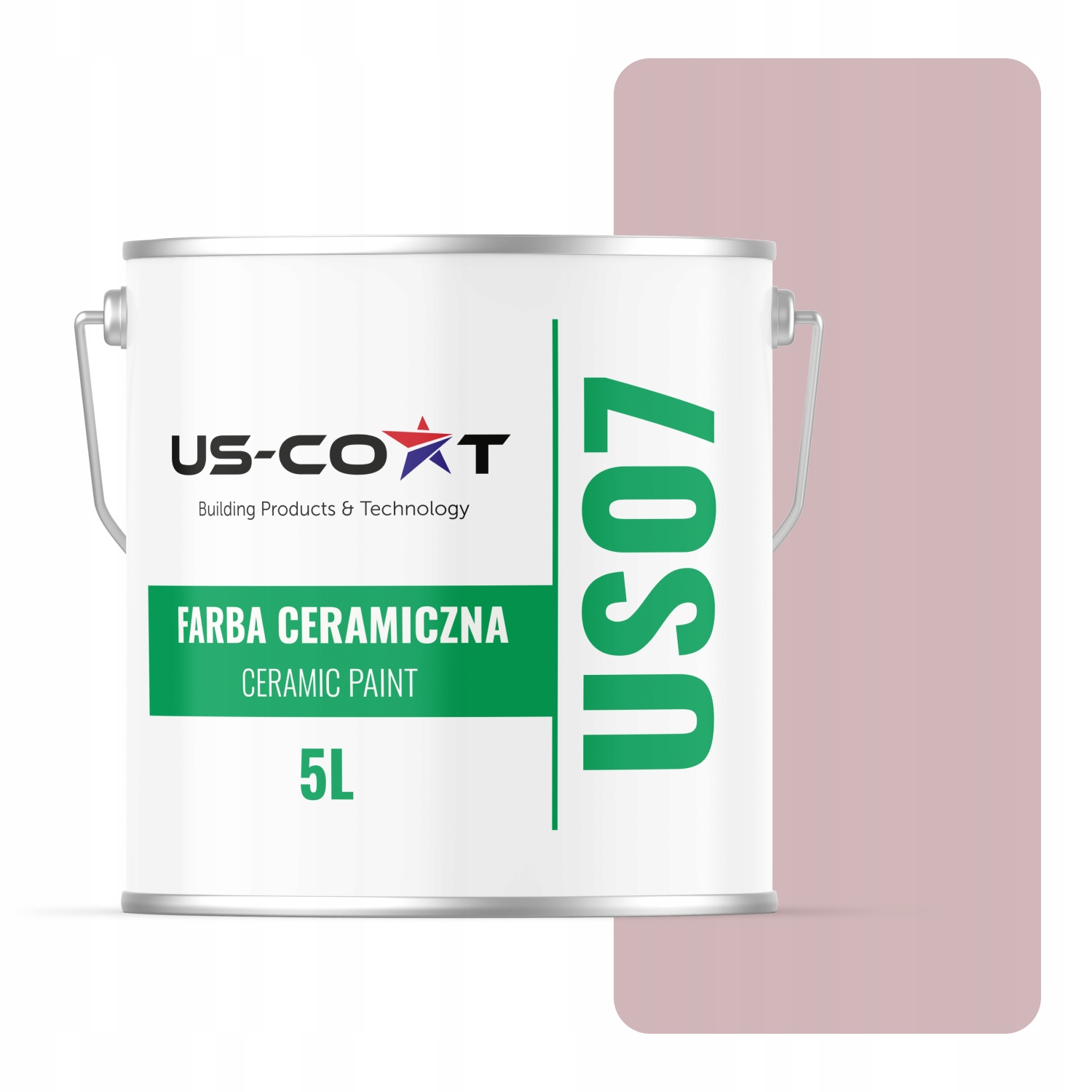 Stropná keramická farba, nástenná US-Coat 5 l H3250 ODOLNÁ PROTI ...