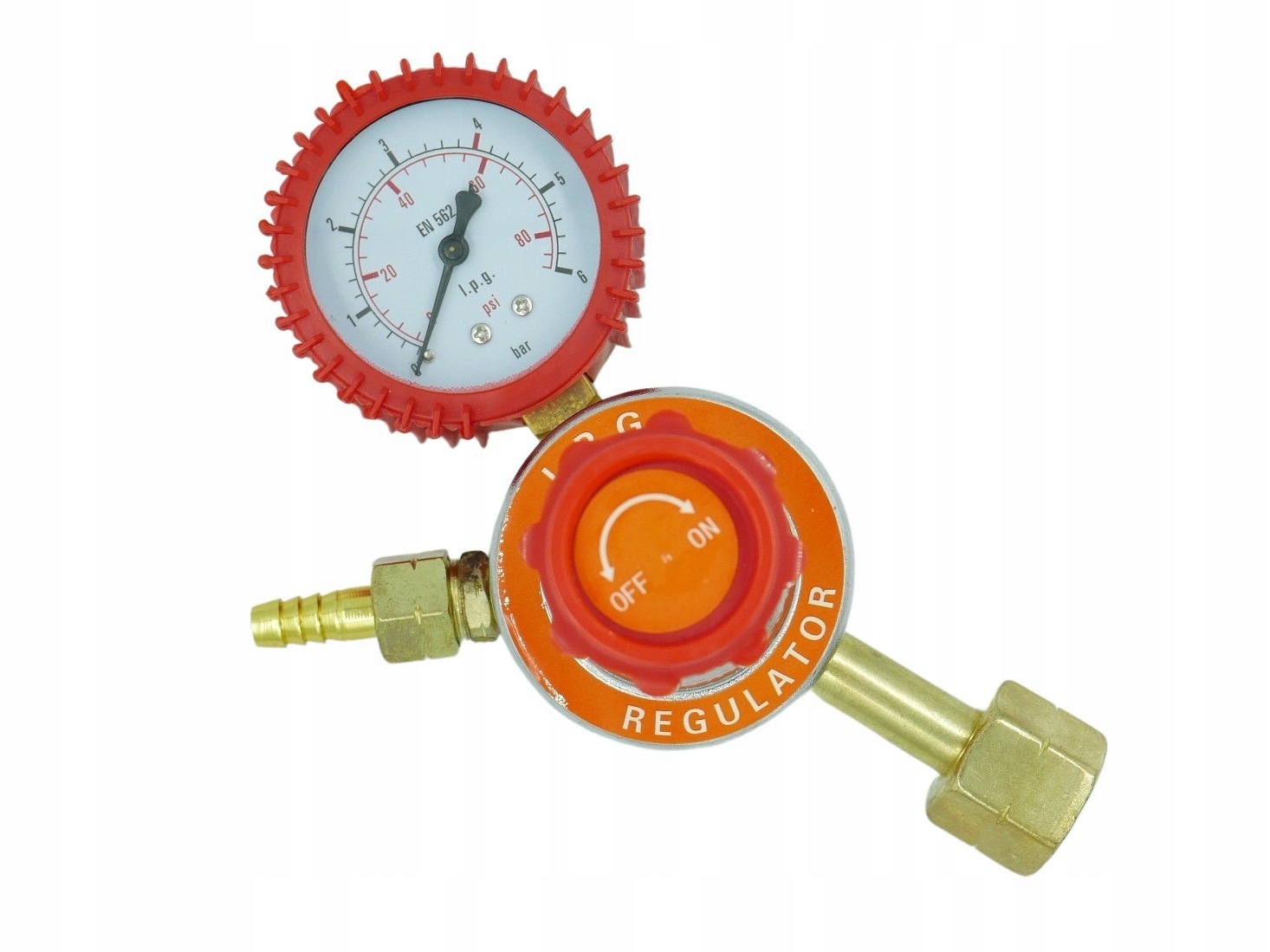 REDUKTOR BUTLOWY NA WĄŻ GAZOWY PROPAN BUTAN GAZU BUTLI 11 KG MANOMETR (5907580111285) • Cena ...