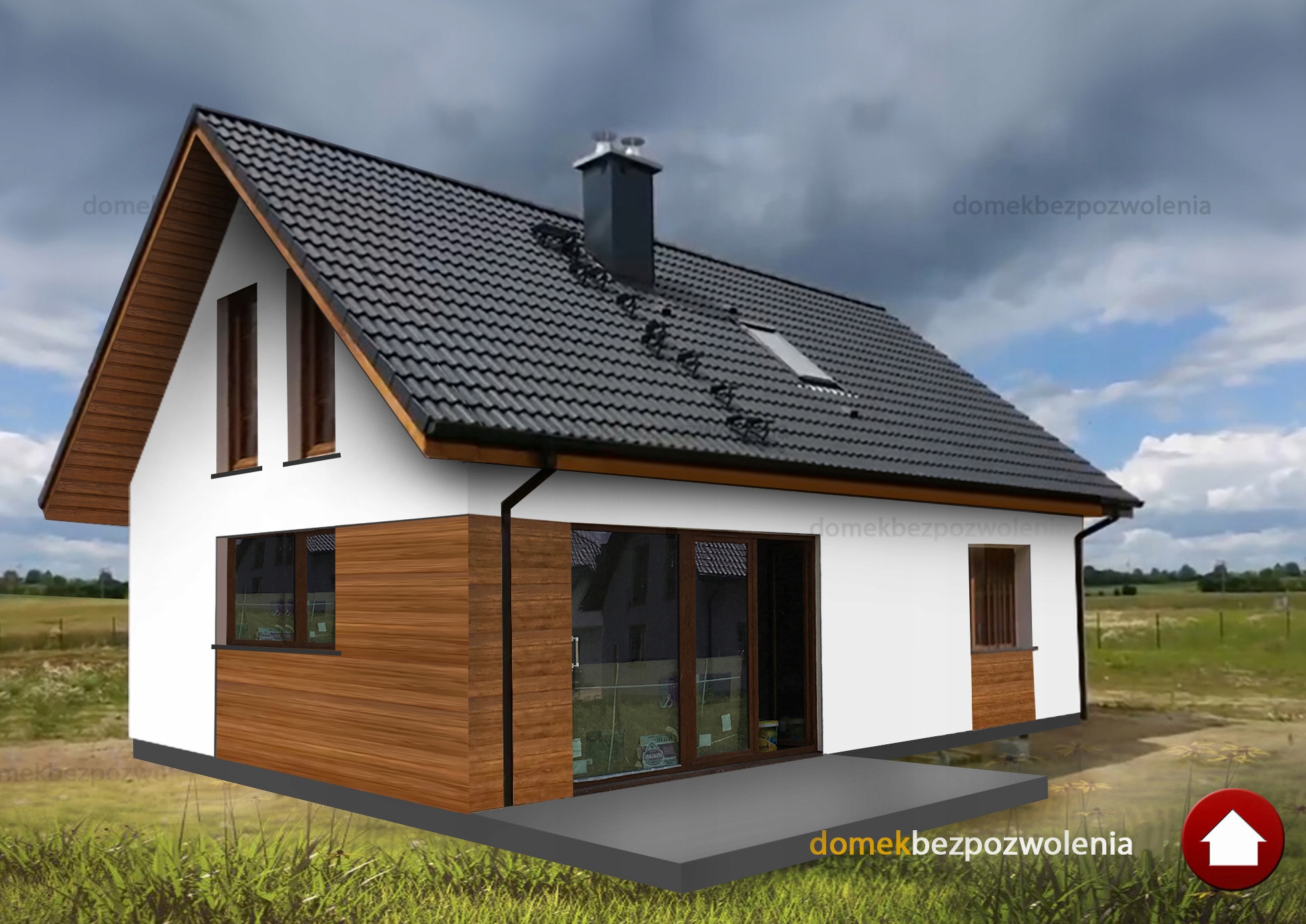 Domy Gotowe 70m2 - Niska cena na Allegro