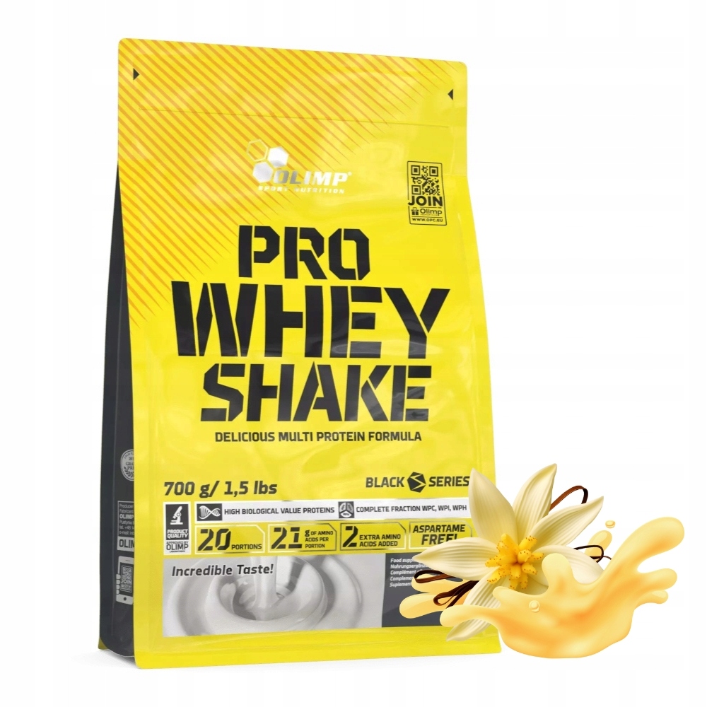 OLIMP PRO WHEY SHAKE 700 g BIAŁKO PROTEIN ECONO RZEŹBA MASA KOŚCI ...