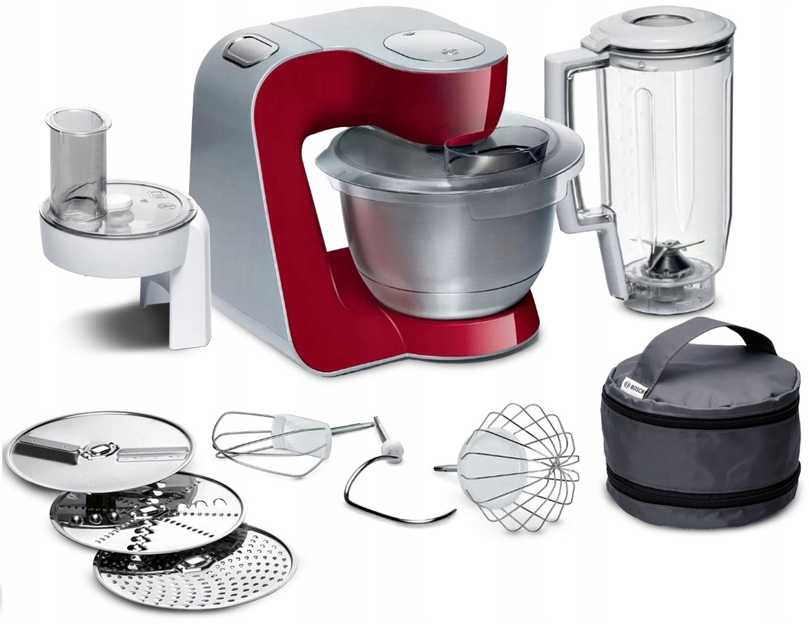 Robot kuchenny Bosch MUM58720 1000 W czerwony - Sklep, Opinie, Cena w ...