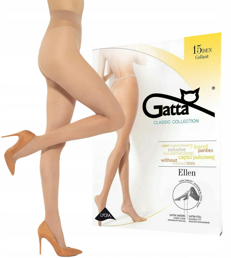 GATTA RAJSTOPY MATOWE ELLEN 15 DEN DAINO 2-S 10776190153 - Allegro.pl