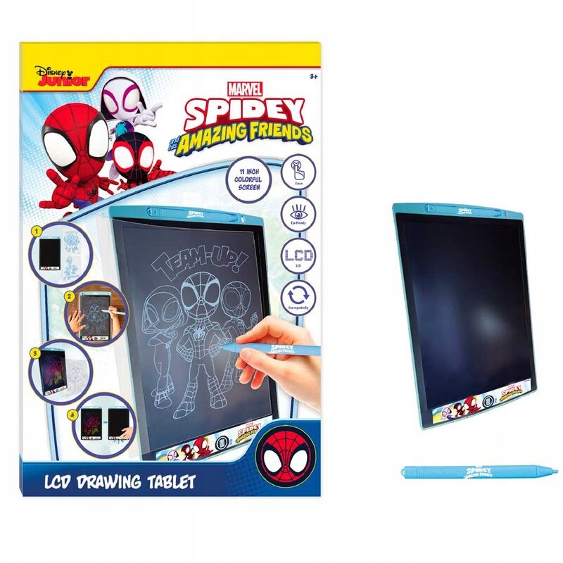 MARVEL SPIDERMAN SPIDEY tablet LCD tablica do rysowania dla dzieci ...