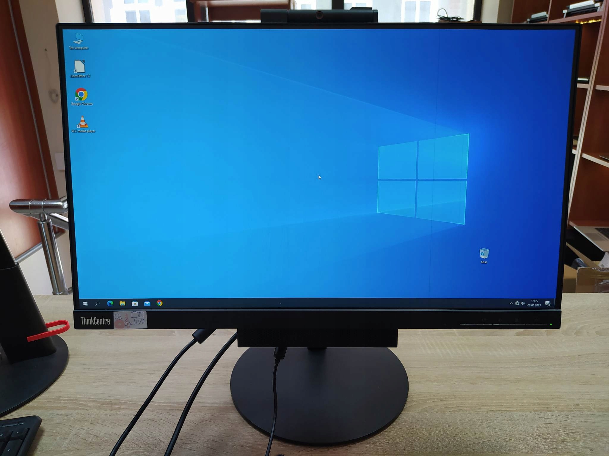 Monitor LED Lenovo Y_LENOVO_TIO24gen3_BN_M1_2206241 23,8 " 1920 x 1080 ...