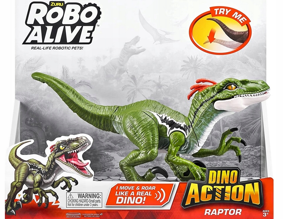 Interaktivní Dinosaurus Dino RAPTOR Zuru Zvuky za 727 Kč - Allegro