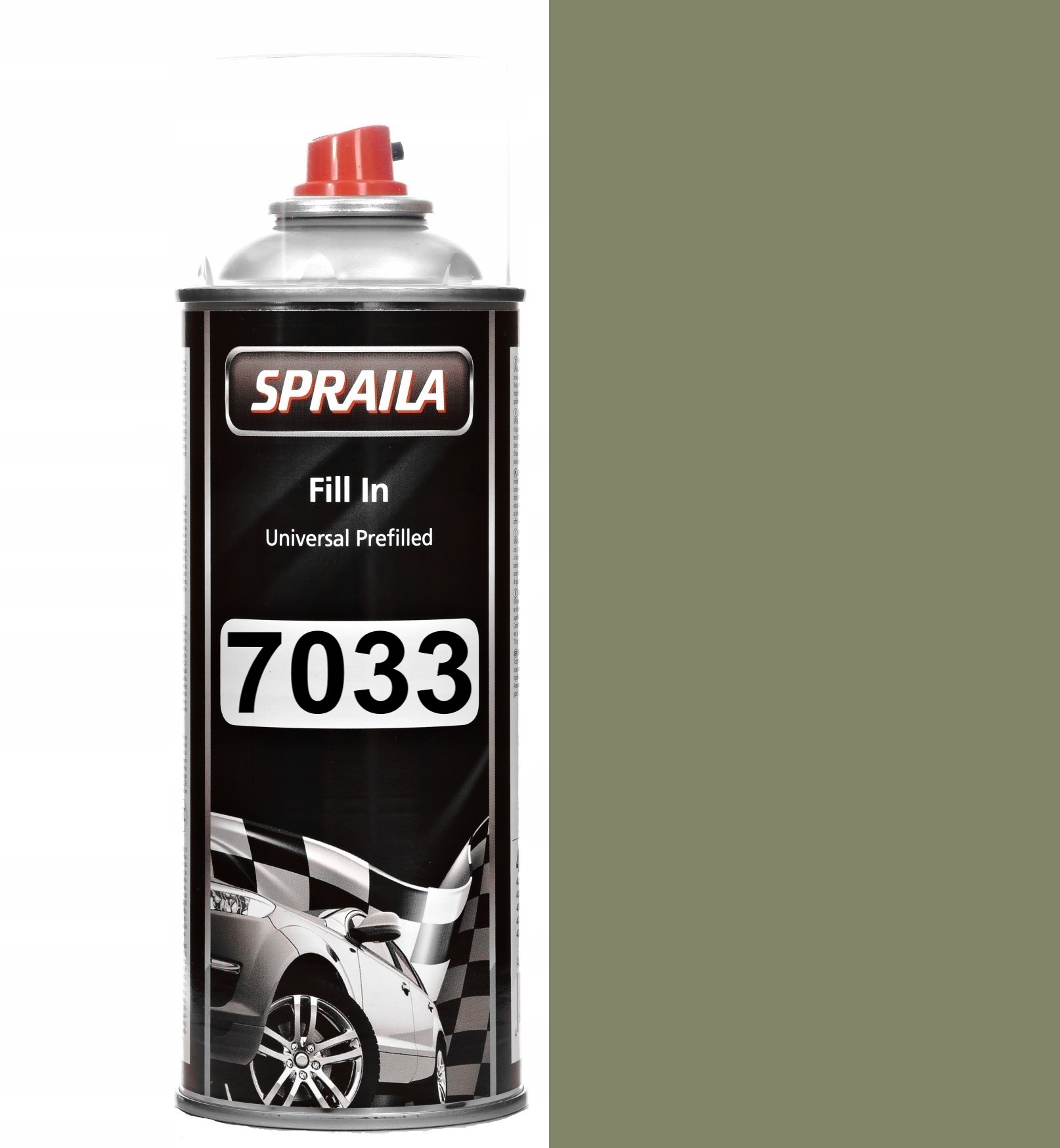 LAKIER FARBA DO KALORYFERÓW RAL 7033 PÓŁMAT SPRAY 400 ML 5906186436280 ...