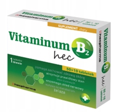 VITAMINUM B2 HEC 60 TABLETEK, WITAMINA B2 (5907738977077) • Cena ...