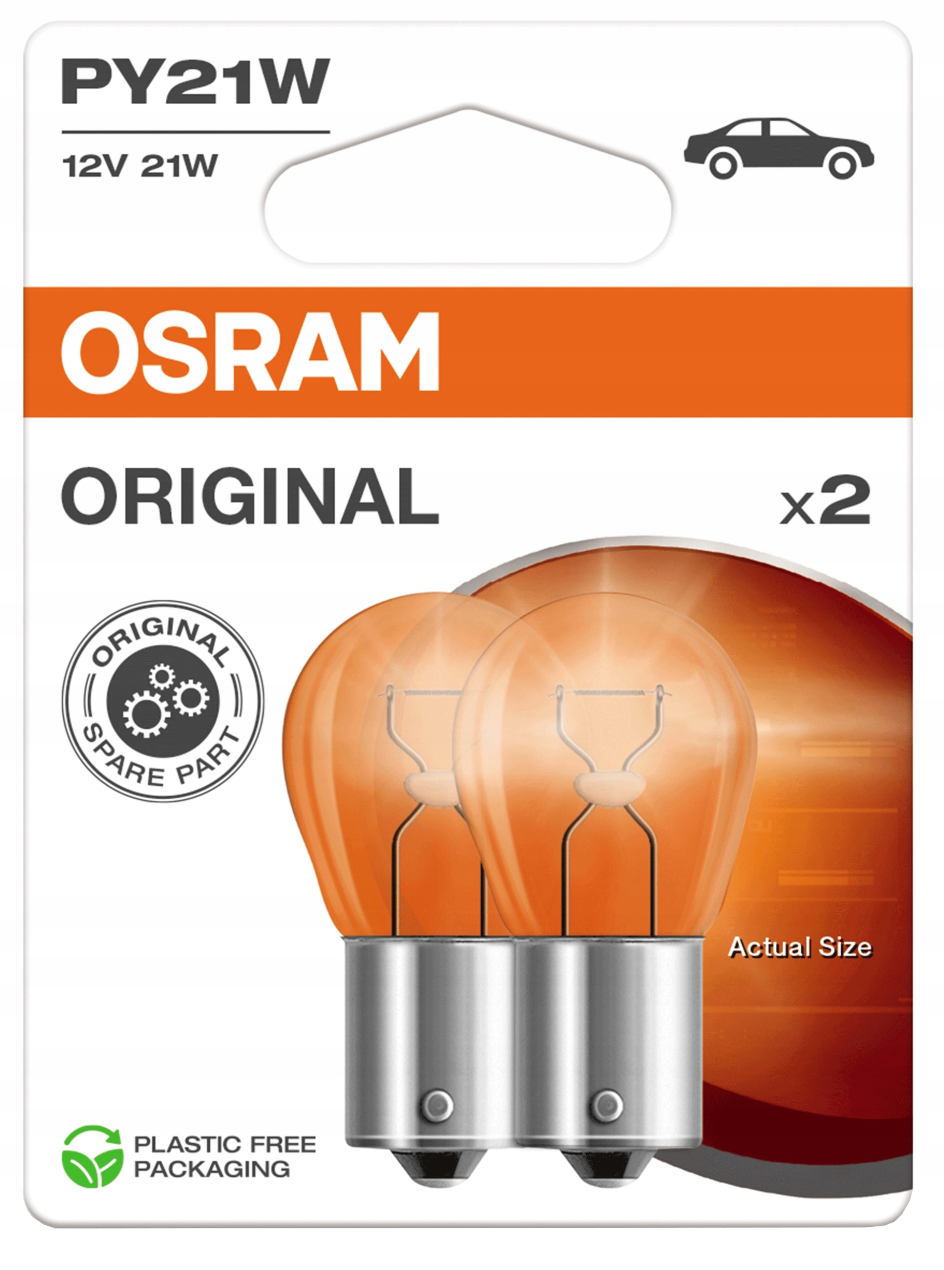 OSRAM - ORIGINAL LINE - ŻARÓWKA PY21W 12V 21W - DUOBLISTER 4062172396349 za 11.13PLN z Olsztyn ...
