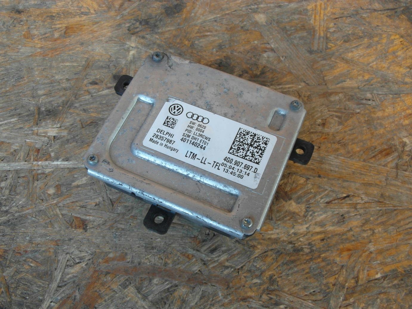 AUDI Q3 8U A4 B8 8K A5 8T PRZETWORNICA LAMPY MODUŁ LED 4G0907697D za ...