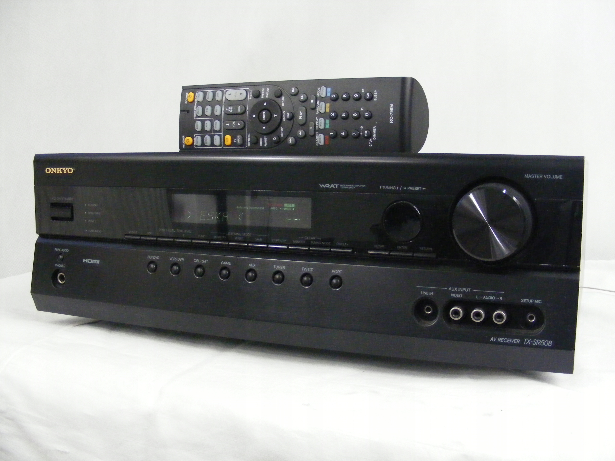 Amplituner ONKYO TX-SR508 RDS/DTS/HDMI/Pilot - Sklep, Opinie, Cena w Allegro