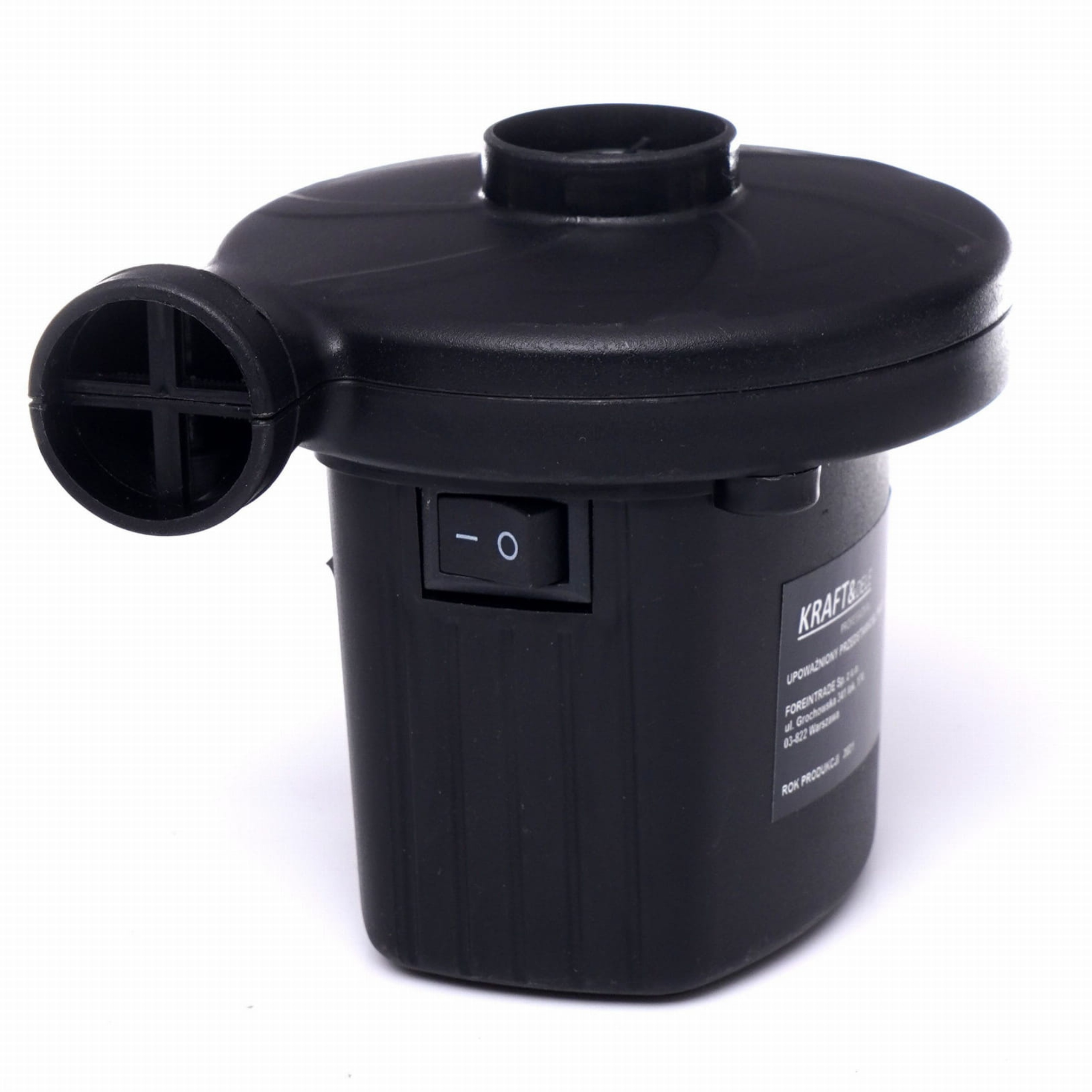 POMPKA ELEKTRYCZNA MOCNA DO MATERACA SAMOCHODOWA ODSYSACZ POWIETRZ 12V ...