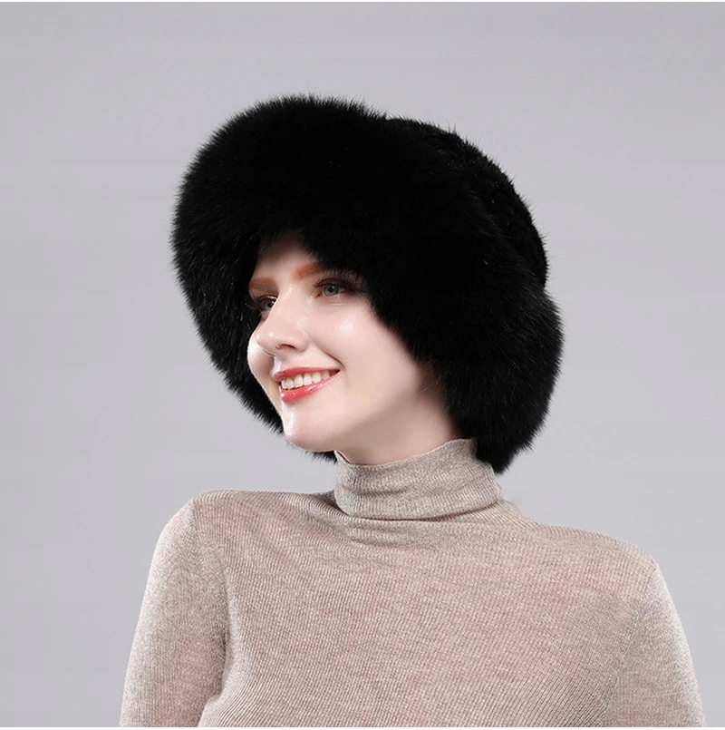 CZAPKA KAPELUSZ Z FUTRA NOREK LISA LIS NORKI CZARNA • Cena, Opinie • Czapki zimowe 14630689798 ...