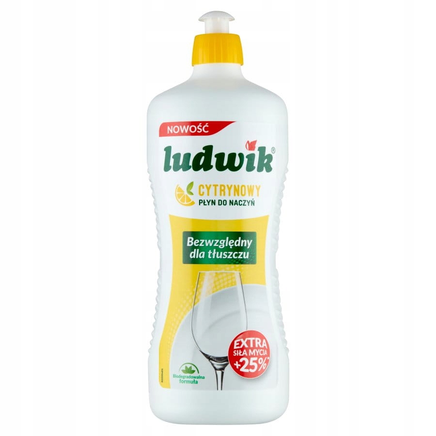 Płyn do mycia naczyń Ludwik cytrynowy 0,9 l (5900498028867) • Cena ...
