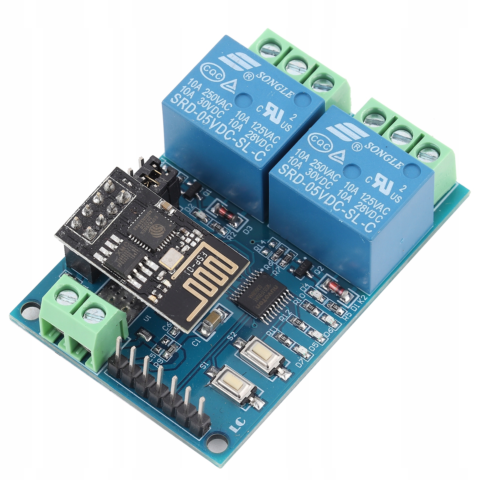 MODUŁ PRZEKAŹNIKA STEROWNIE WIFI ESP8266 ESP-01 5V - Sklep, Opinie ...