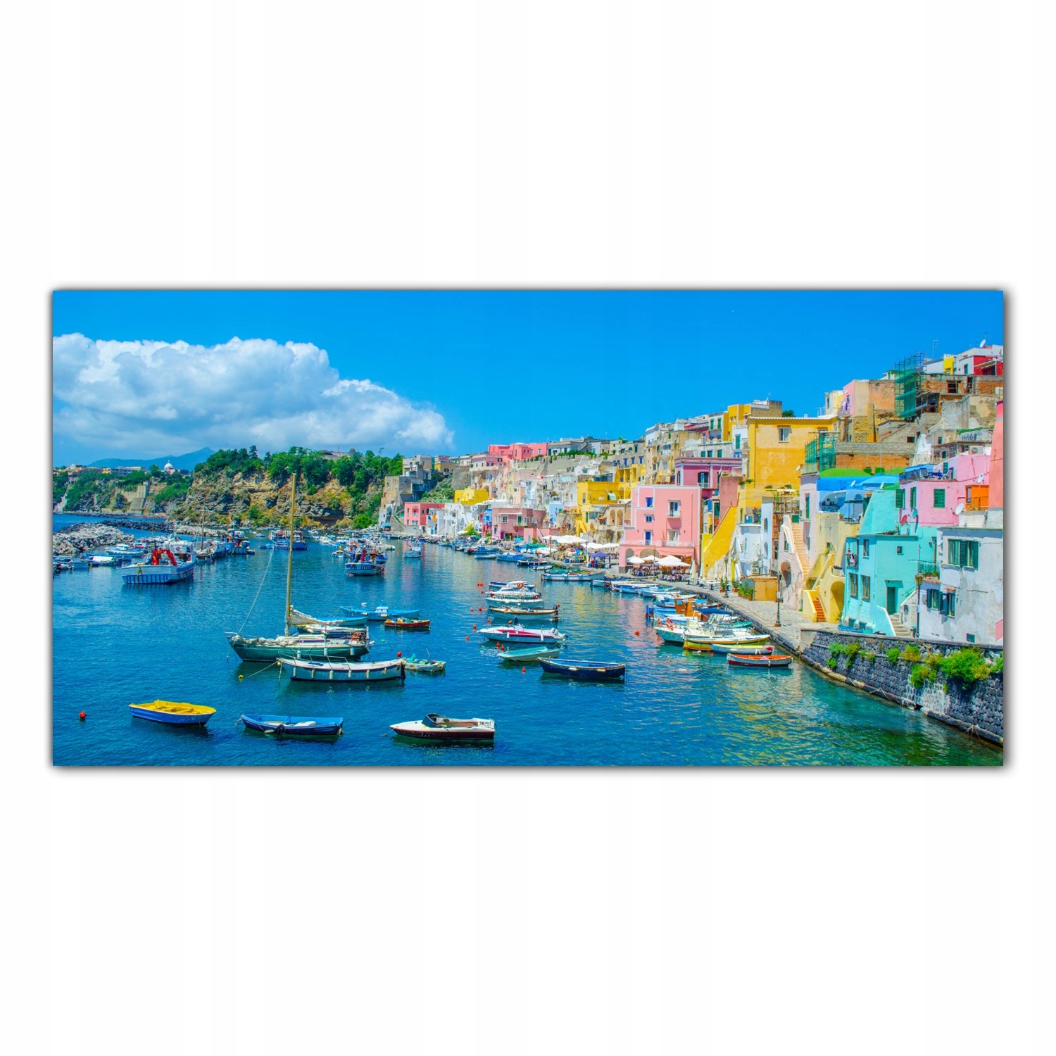 Hartowany Obraz Szklany Włochy Wyspa Statki 140x70 • Cena, Opinie ...