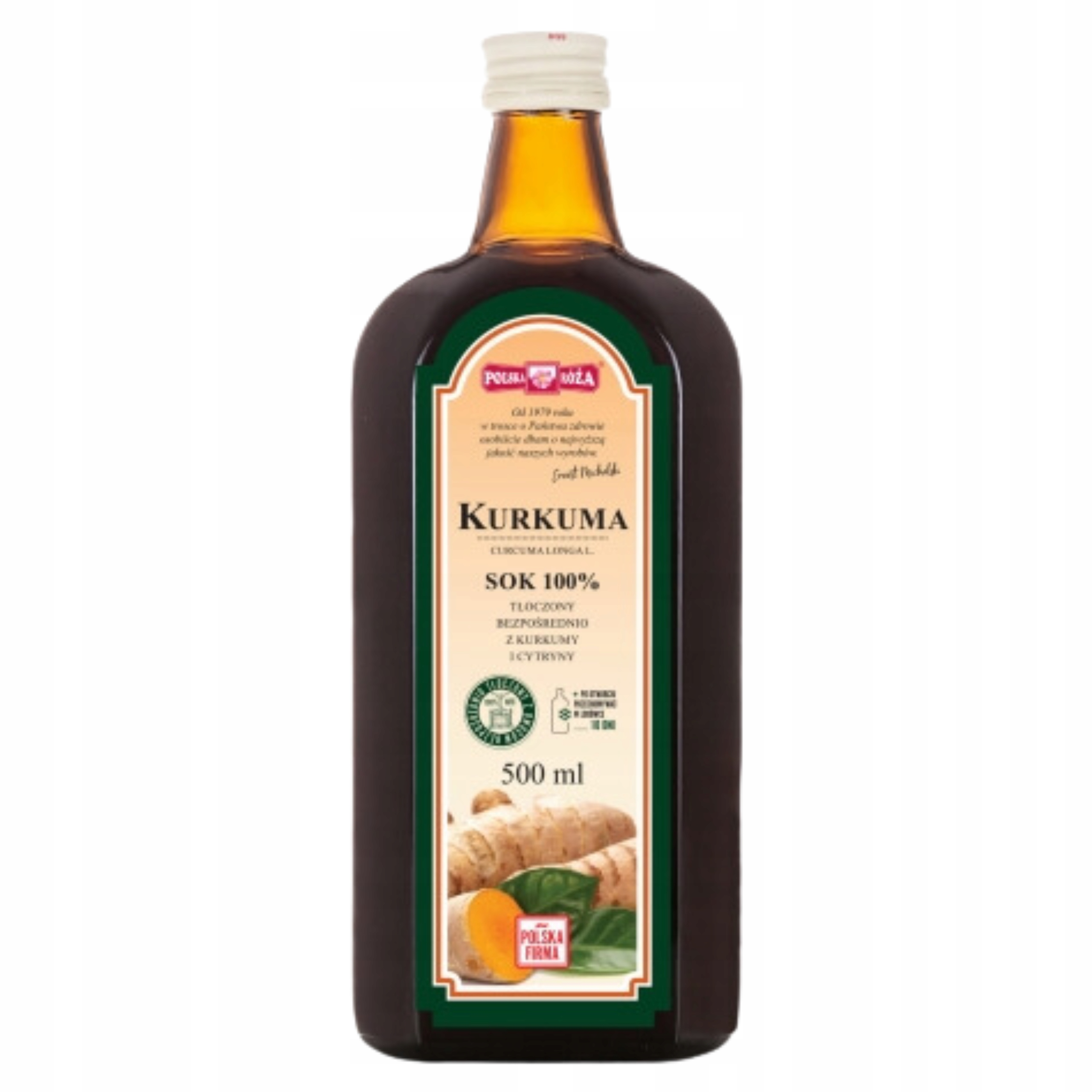 Sok kurkuma Polska Róża 500 ml (5902768174908) • Cena, Opinie • Soki i nektary 17294138280 • Allegro