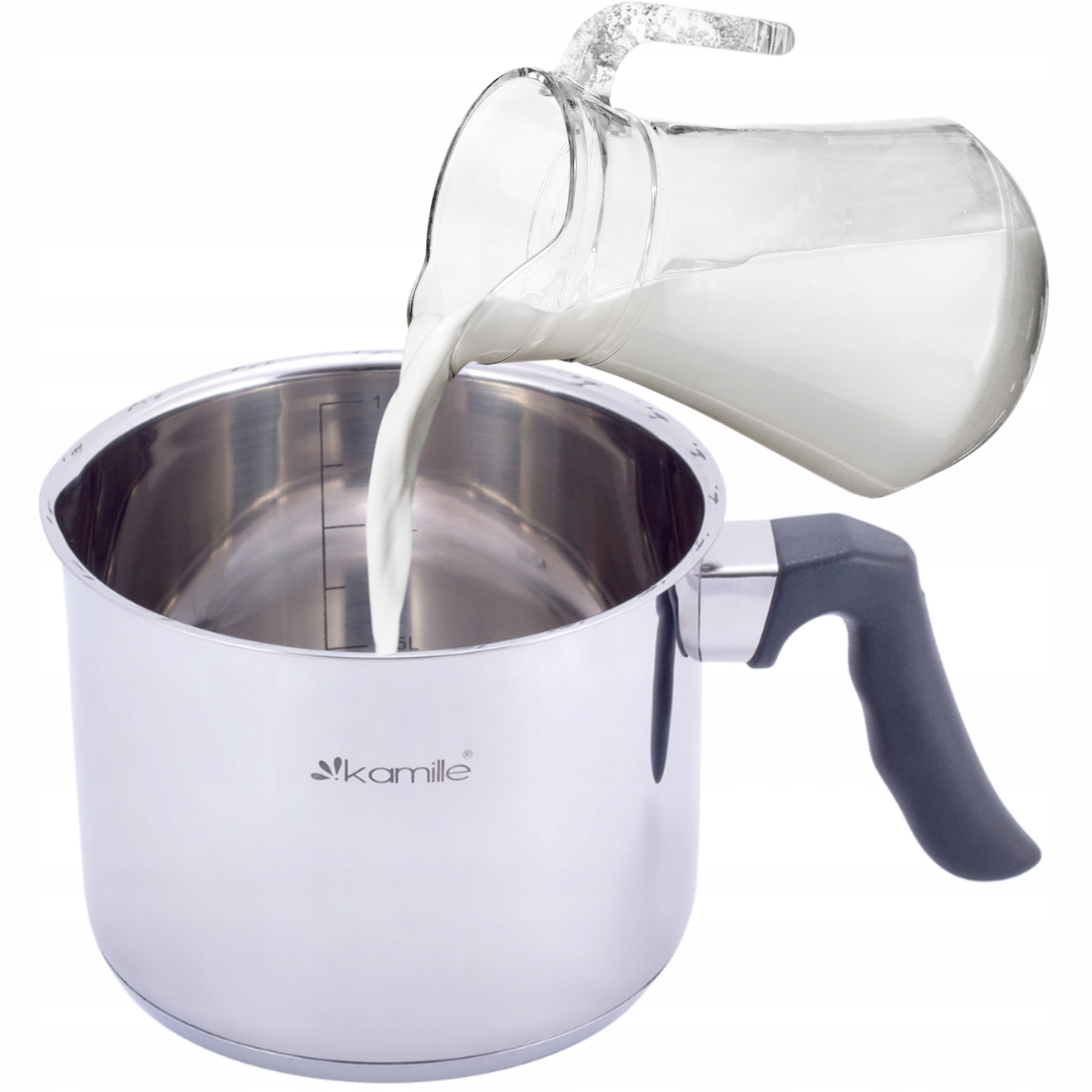 GARNEK Rondel do MLEKA 1,5 L Indukcja Gaz KAMILLE (5903148924540 ...